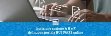 Nuovo portale RUI online: iscrizione sezione A e B